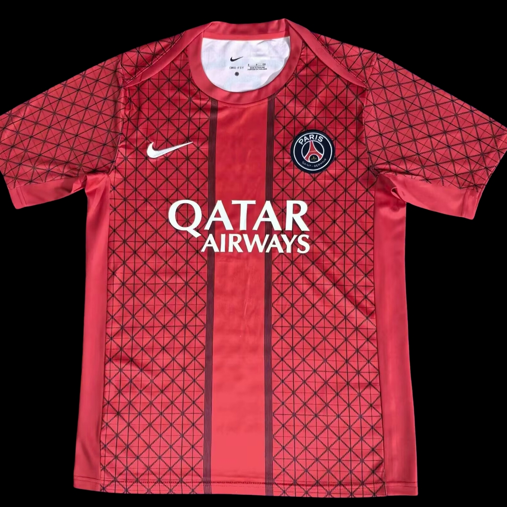 Paris Saint Germain Psg Nike Red Pre Match Top 24/25 … - Gem
